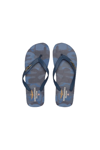 Aeronautica militare Infradito con aquila in metallo Uomo 231SC243CT3112-94397